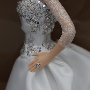 REEM ACRA BRIDE Barbie Gold Label 2007 #K7968 Limited Edition - Etsy