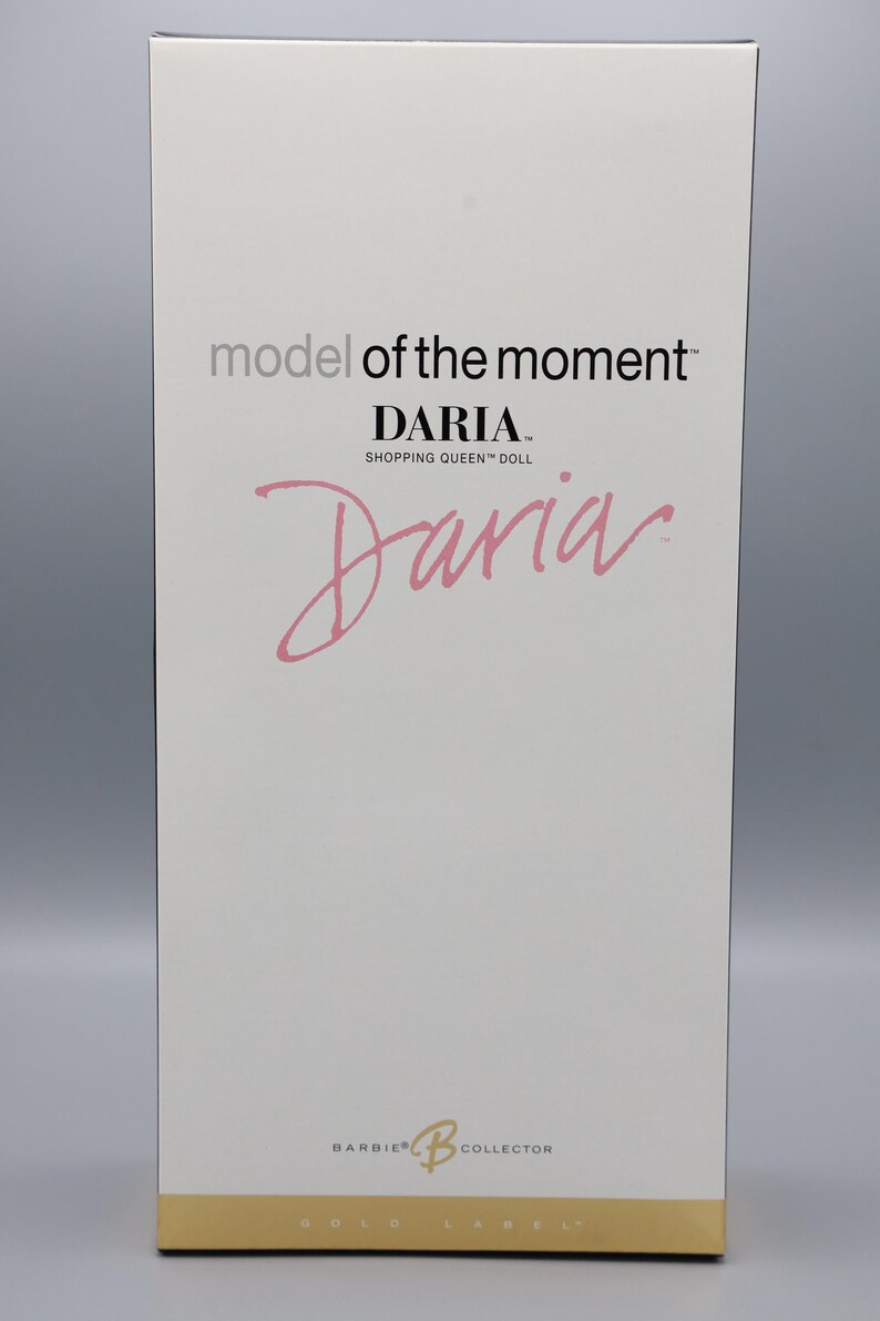 MATTEL Barbie Model of the Moment Daria Shopping Queen Gold Label G8081 ...
