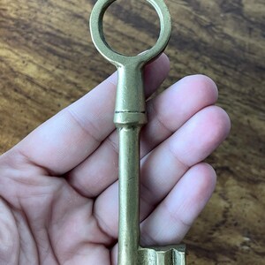 Vintage Heavy Brass Decorative Key | Antique Brass Key for Home Decor ...