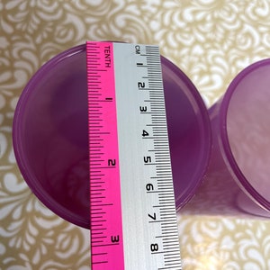 2pcs Purple Tupperware Cups With Lids 107-39 | Durable Bpa-free ...