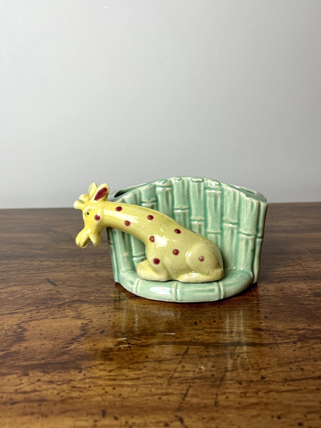 Vintage Shafford Hand-painted Giraffe Planter | Made in Japan | Retro ...