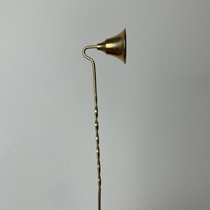 Vintage Bell-shaped Brass Candle Snuffer | Small Brass Candle ...