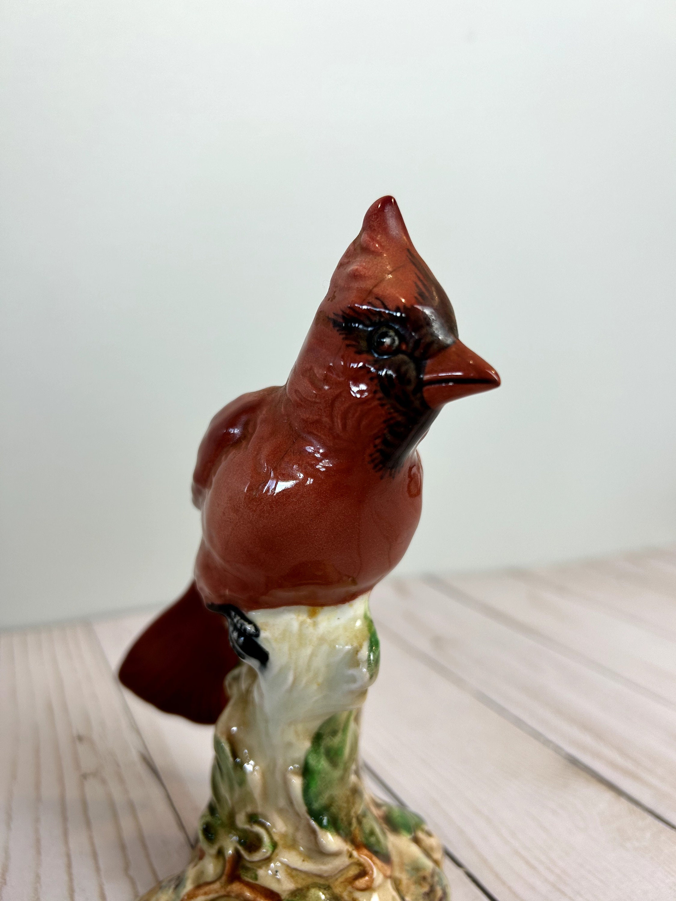 Vintage Beswick Red Cardinal Figurine Porcelain Bird Collectible 927 ...