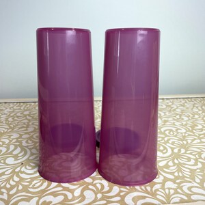2pcs Purple Tupperware Cups With Lids 107-39 | Durable Bpa-free ...