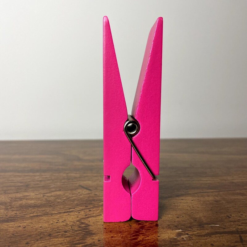 Pink Clothespins - Etsy