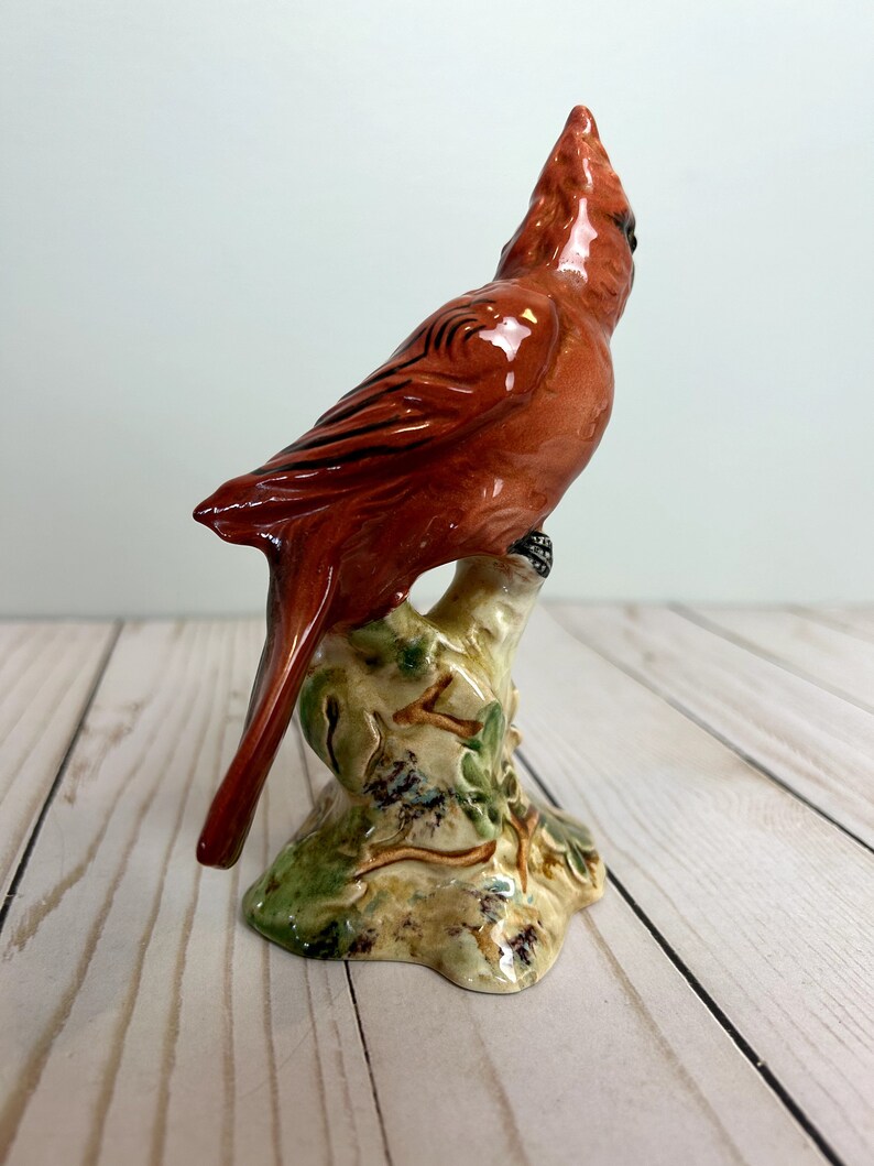 Vintage Beswick Red Cardinal Figurine Porcelain Bird Collectible 927 ...
