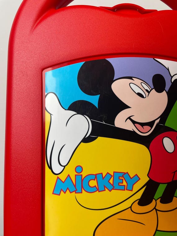 Rare Tupperware Mickey Mouse Lunchbox | Disney Red Ca… - Gem