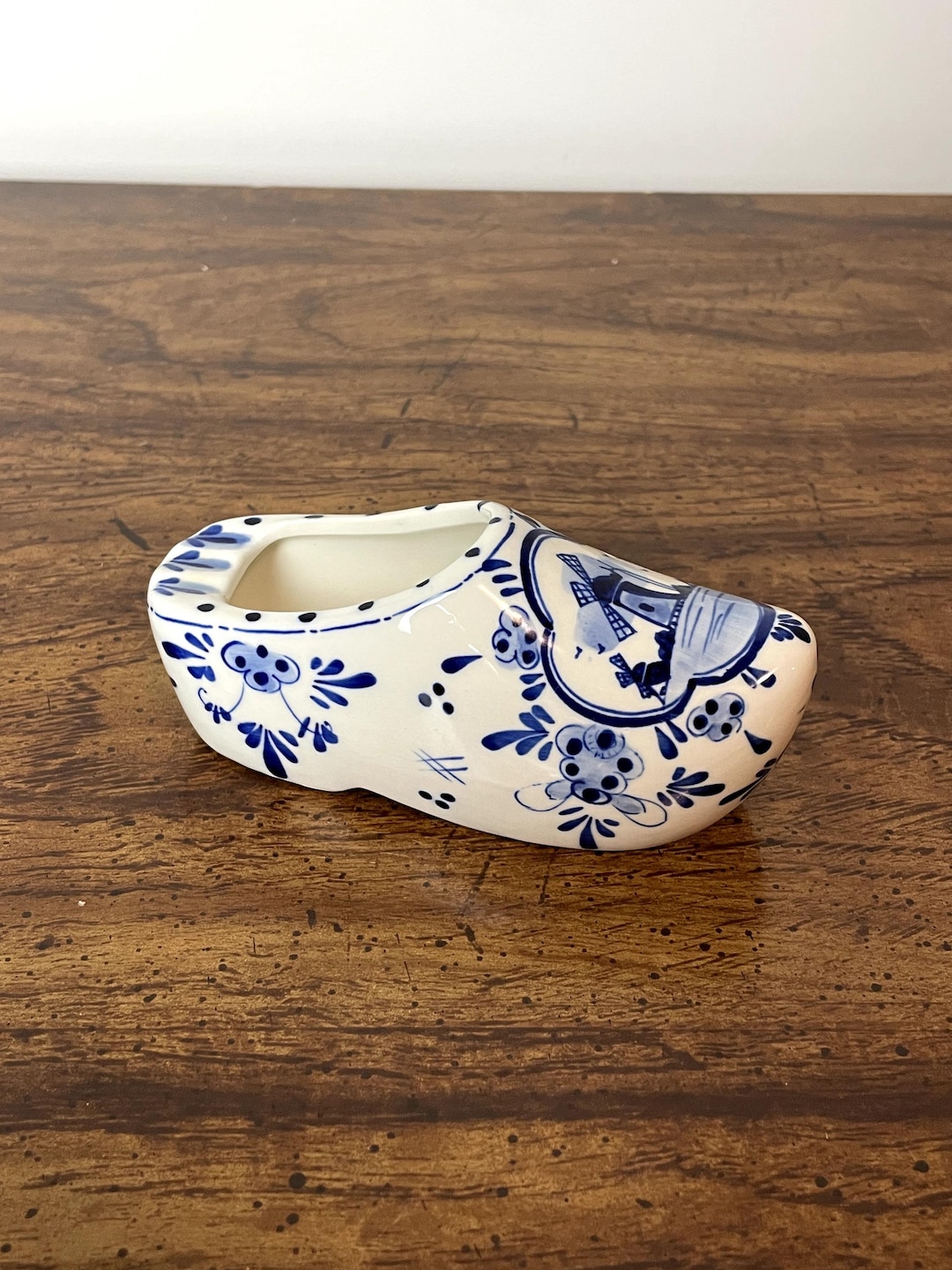 Vintage Holland Delft Blue Ceramic Handpainted Clog Ashtray | Dutch ...