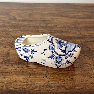 Vintage Holland Delft Blue Ceramic Handpainted Clog Ashtray | Dutch ...