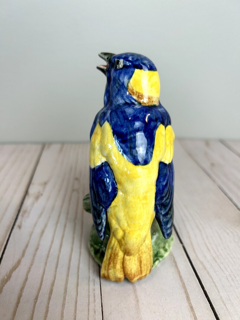 Vintage Stangl Ceramic Bird Figurine Bobolink 3595 Blue-yellow Pottery ...