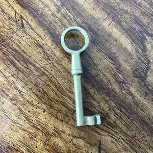 Vintage Heavy Brass Decorative Key | Antique Brass Key for Home Decor ...