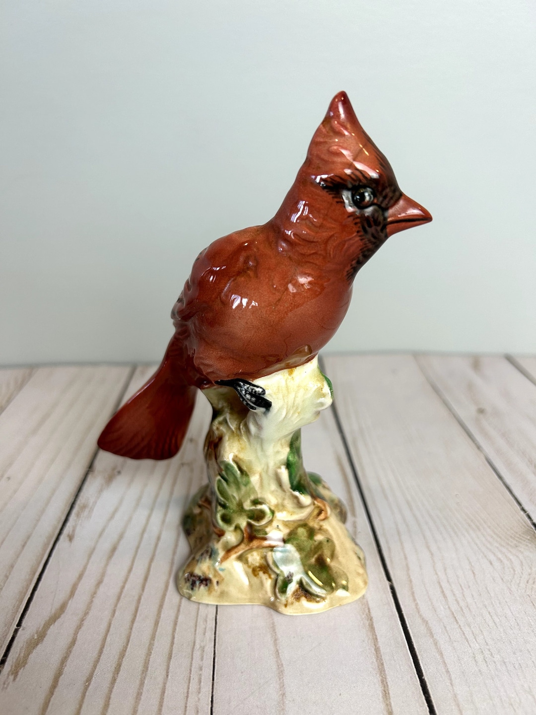 Vintage Beswick Red Cardinal Figurine Porcelain Bird Collectible 927 ...