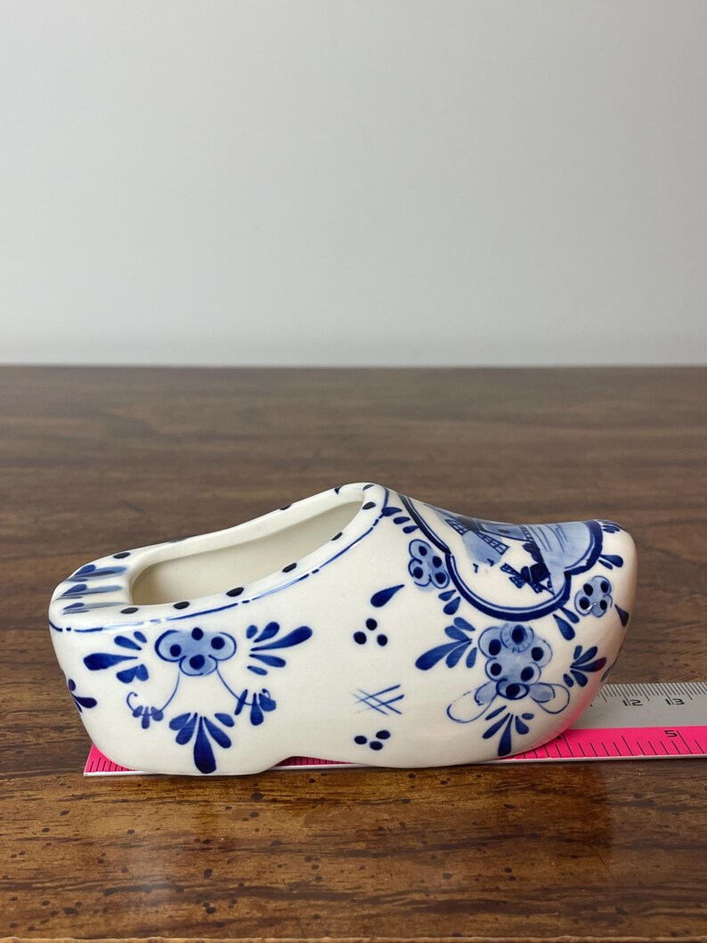 Vintage Holland Delft Blue Ceramic Handpainted Clog Ashtray | Dutch ...