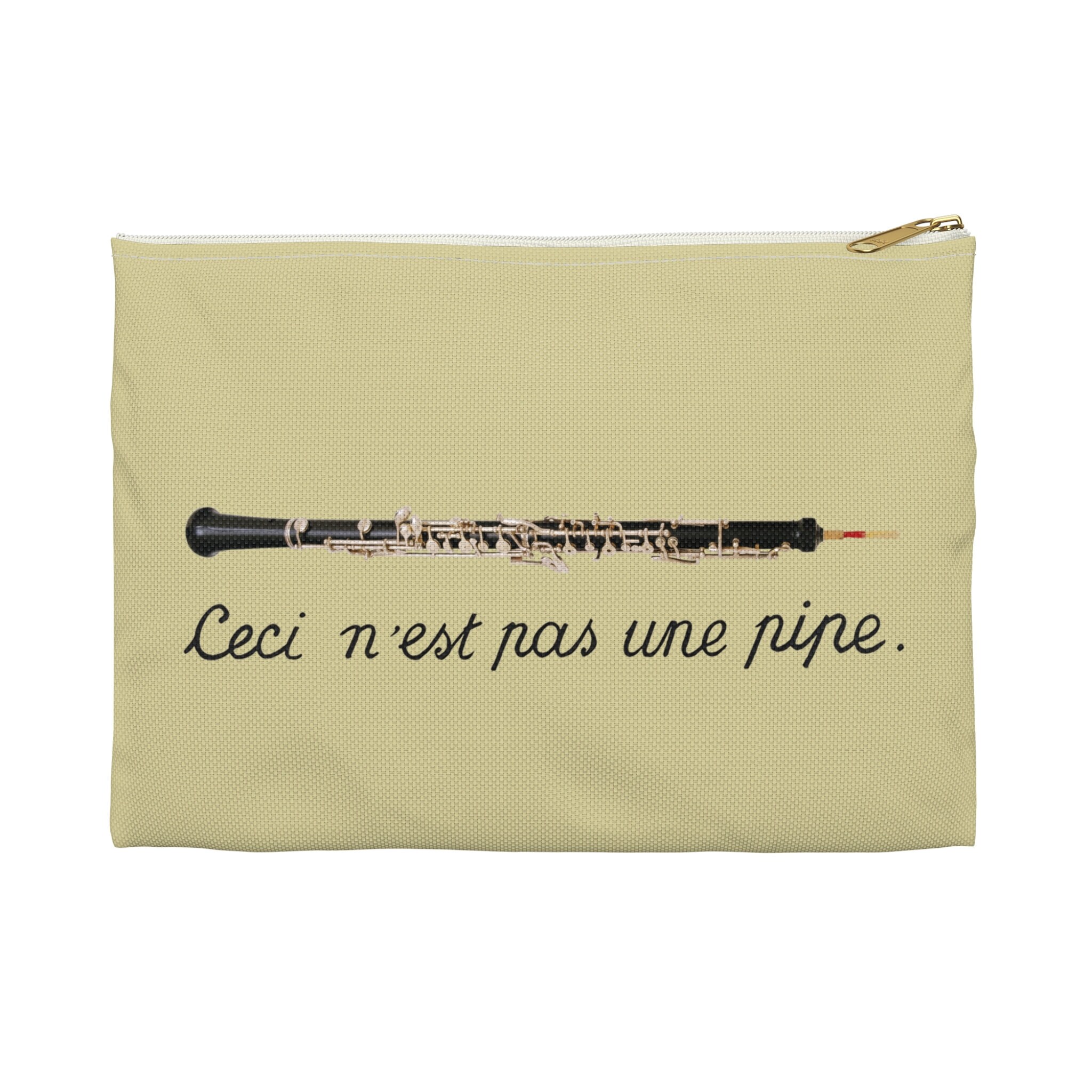 Oboe Teacher Gift, This is Not A Pipe, Vintage French Surrealism Art ...
