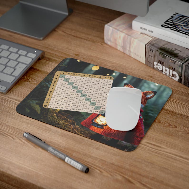 Multiplication Table Desk Mouse Pad, Educational Children's Gaming ...