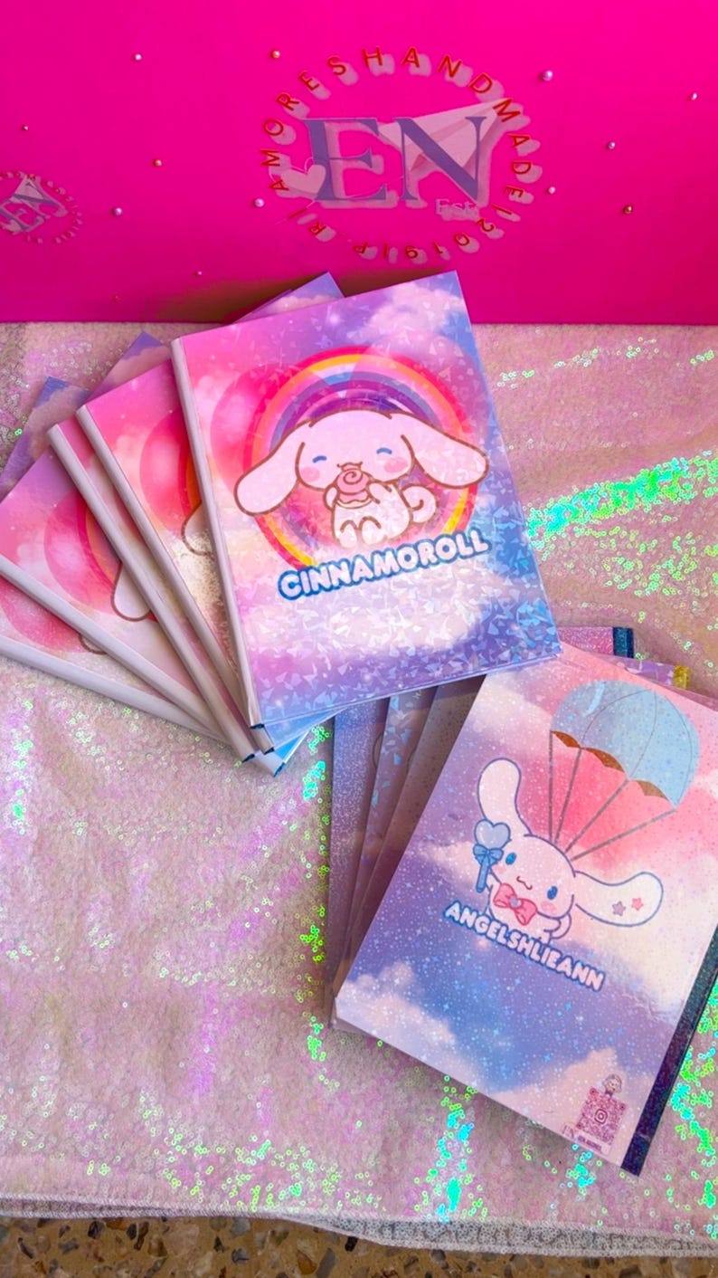 Cinnamoroll Notebook Cover - Etsy