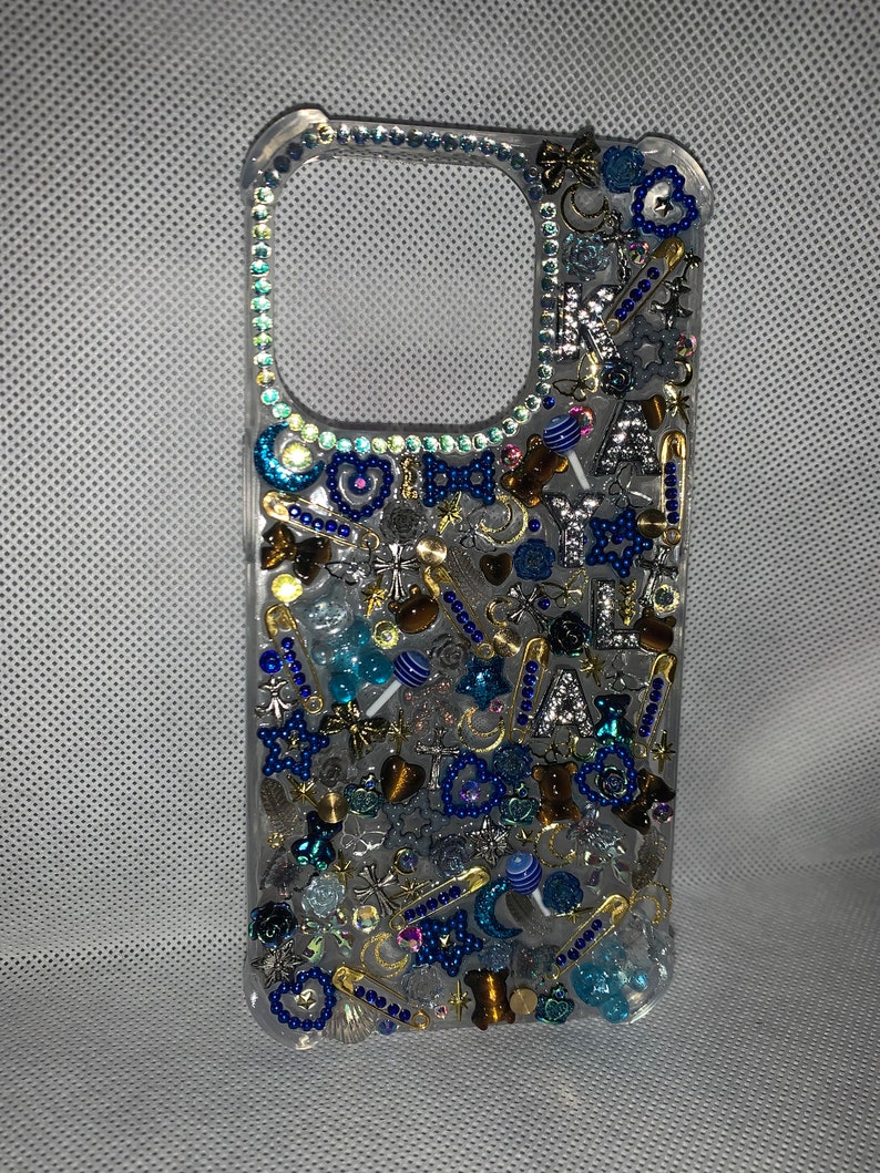 Stary Night Blue & Gold iPhone Android Junk Phone Case - Etsy