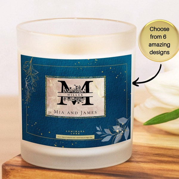 Monogram Candle - Etsy