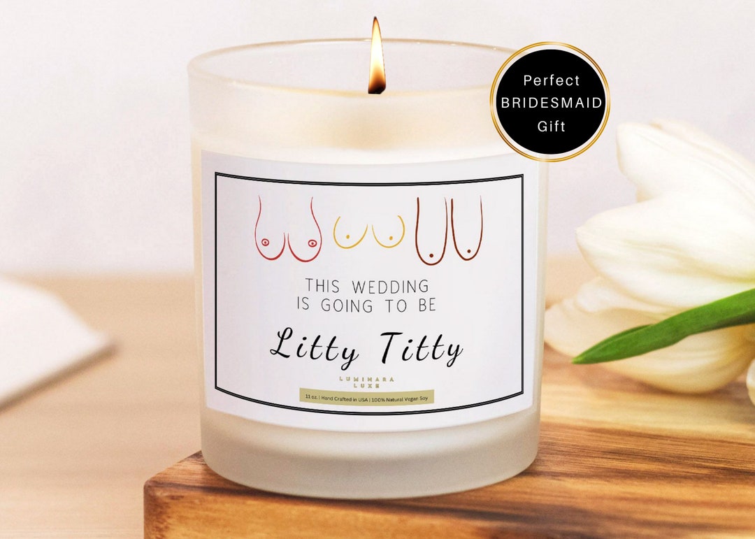 Bridesmaid Proposal Candle Custom Bridesmaid Invitation Funny ...