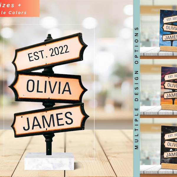 Wedding Street Sign - Etsy