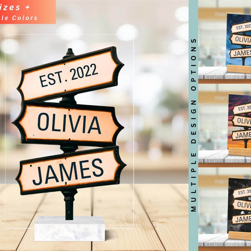 Wedding Street Sign - Etsy