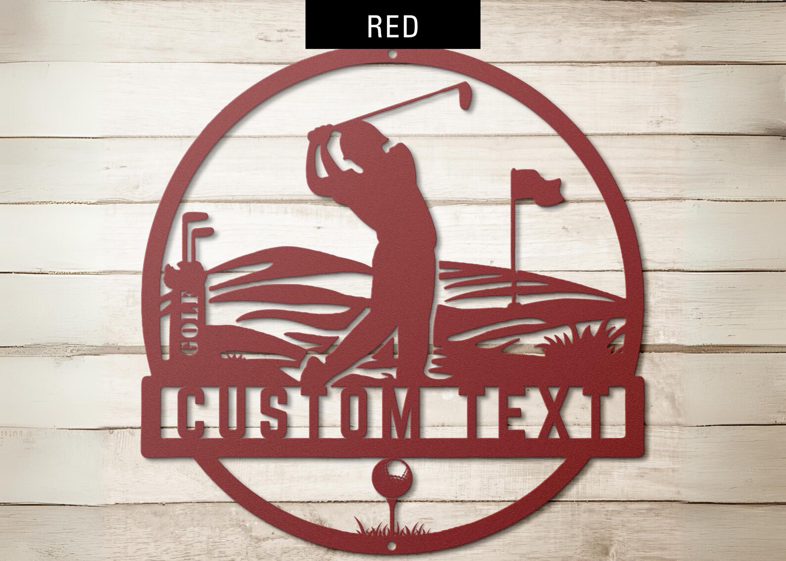 Custom Golf Metal Sign, Golf Gifts for Men, Personalized Golf Sign ...