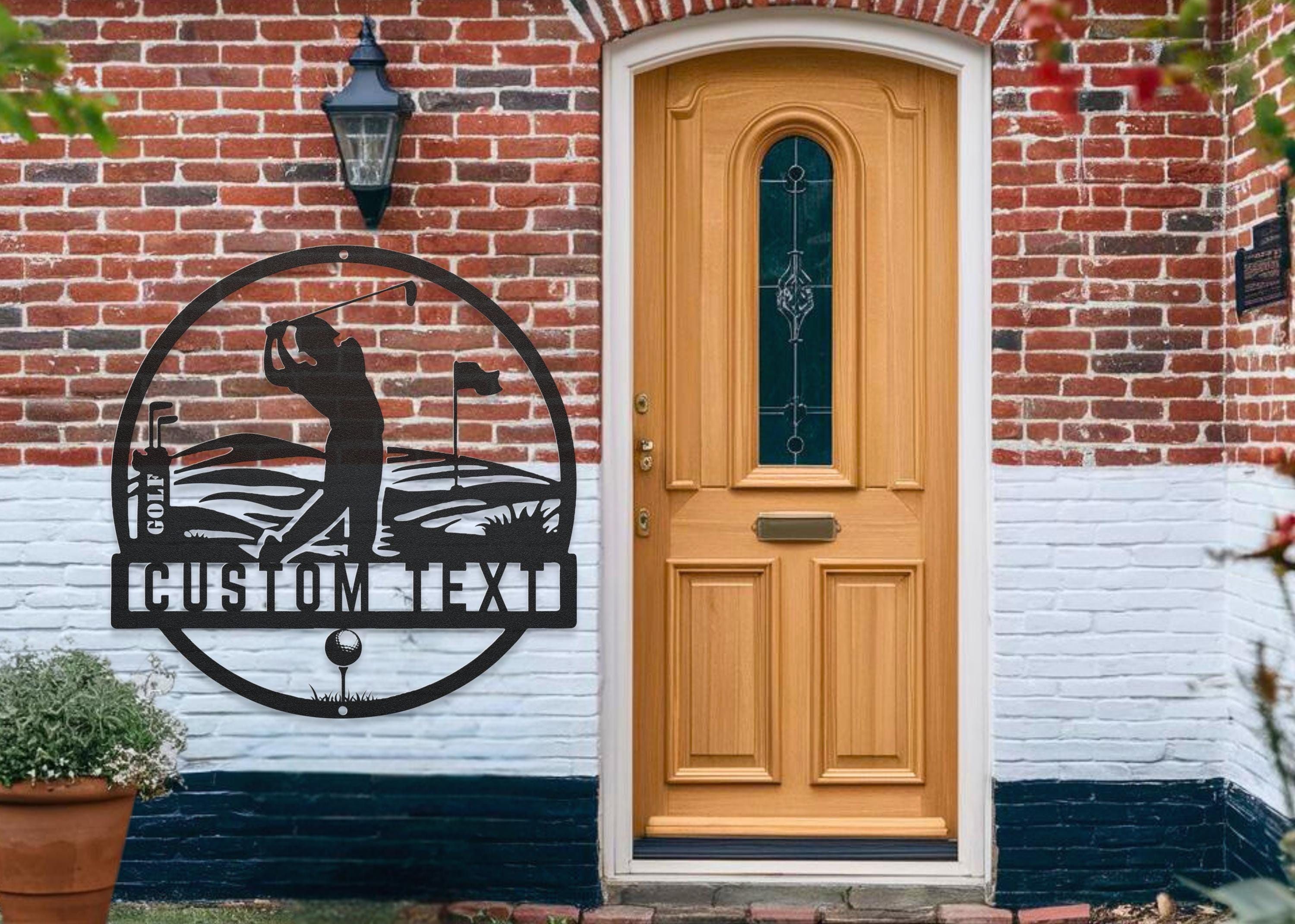 Custom Golf Metal Sign, Golf Gifts for Men, Personalized Golf Sign ...