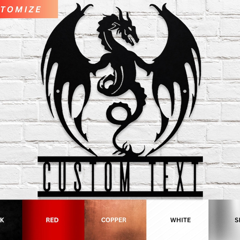 Dragon Sign - Etsy