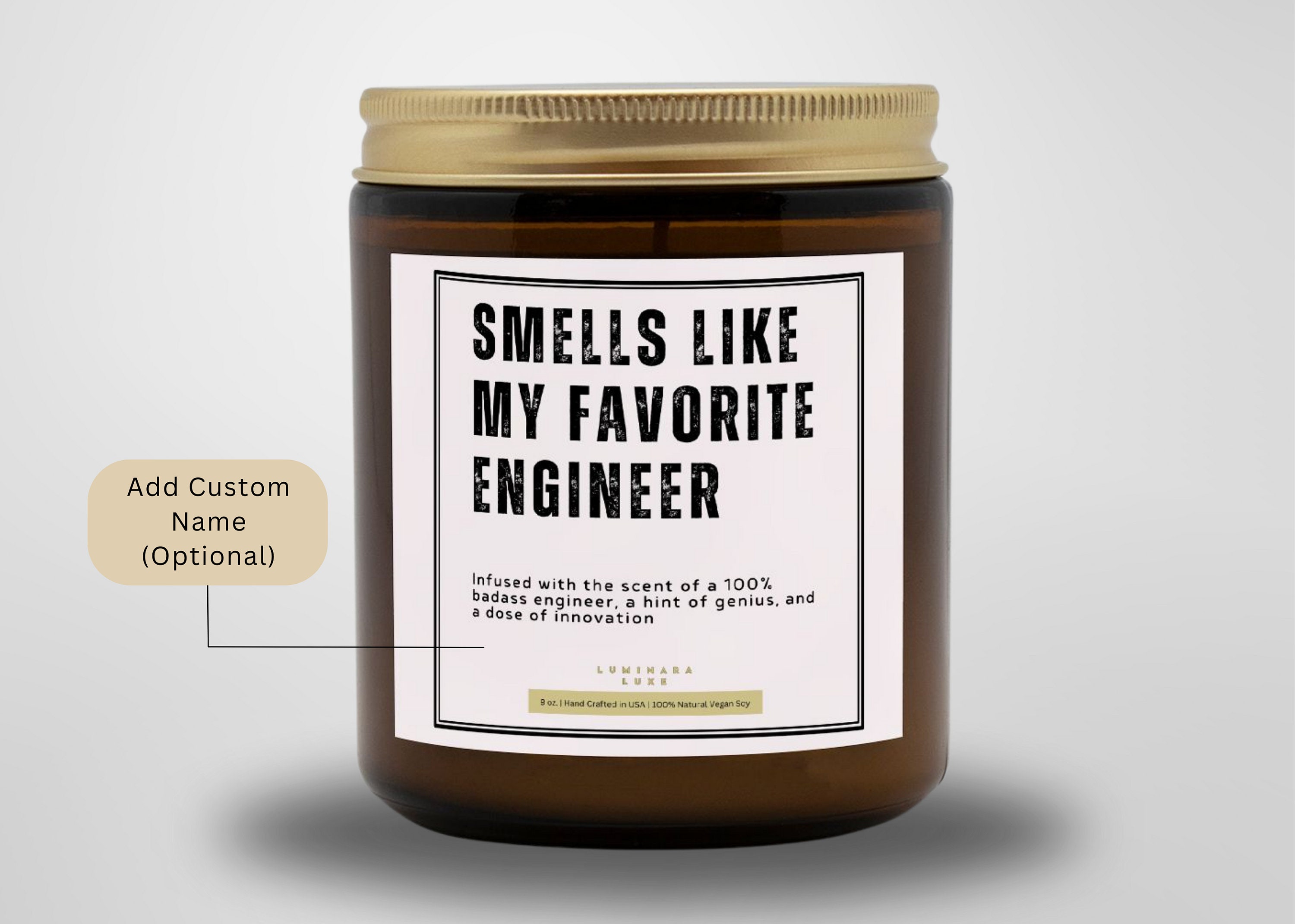 Gift for Engineer, Smells Like My Favorite Engineer Gift Candle, Funny ...