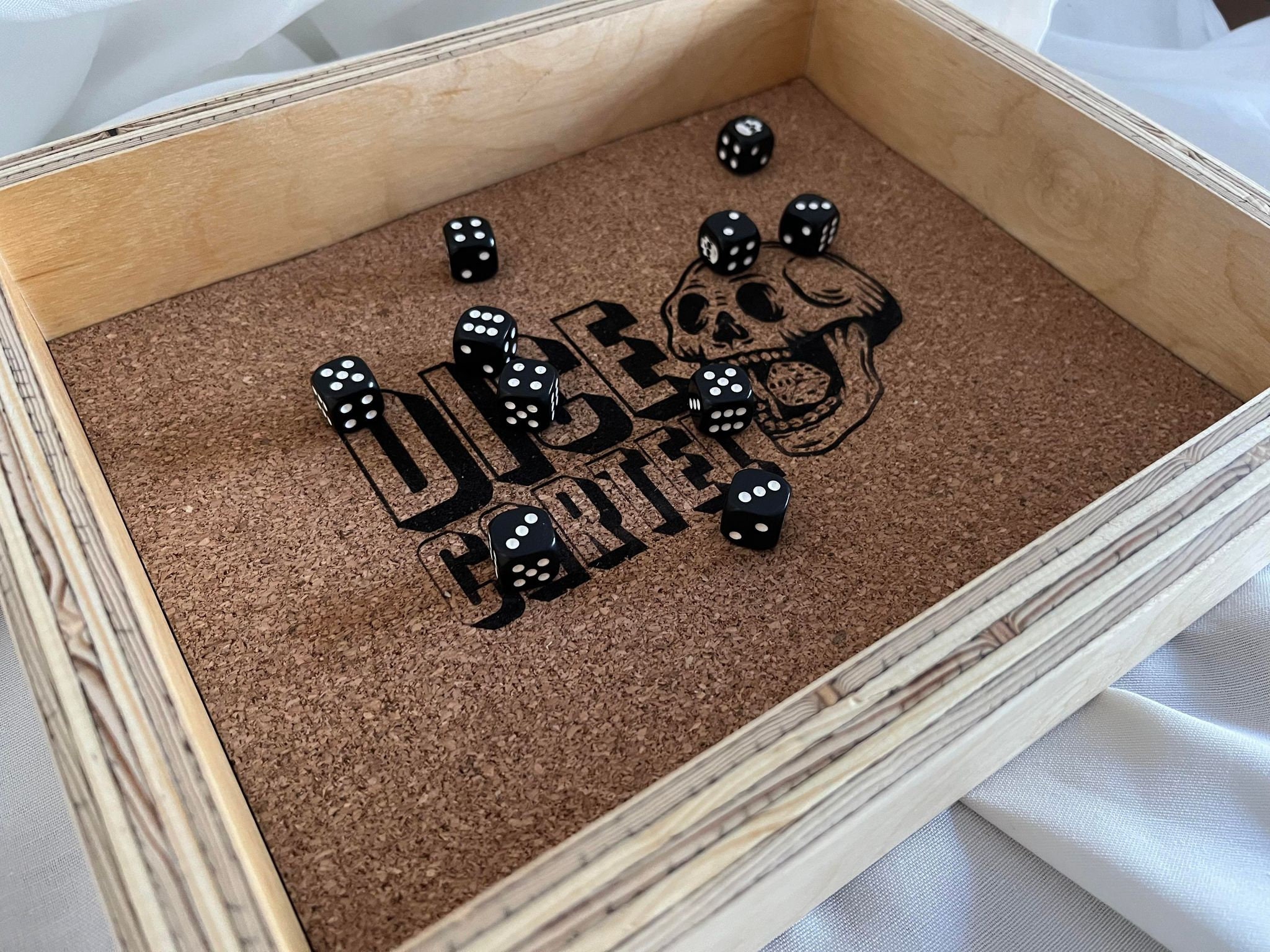 Custom Laser Engraved Dice Tray - Warhammer 40K TTRPG D&D Pathfinder ...
