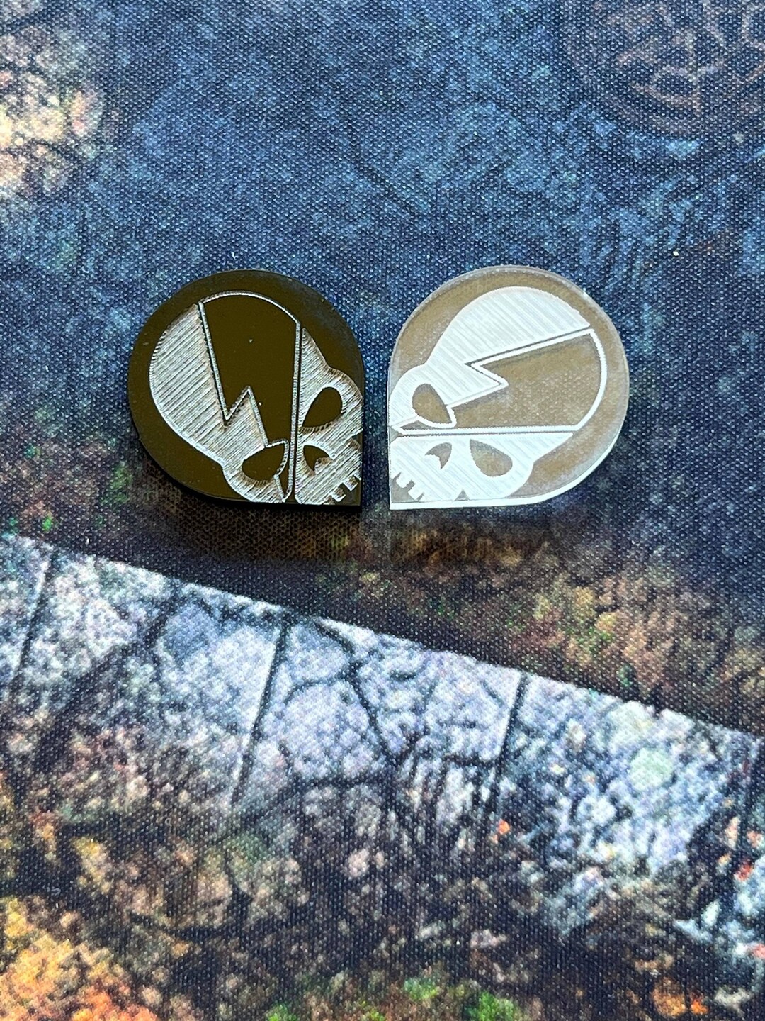 Warhammer 40k Battle-shock Tokens, Clear, Black or Coloured Acrylic ...