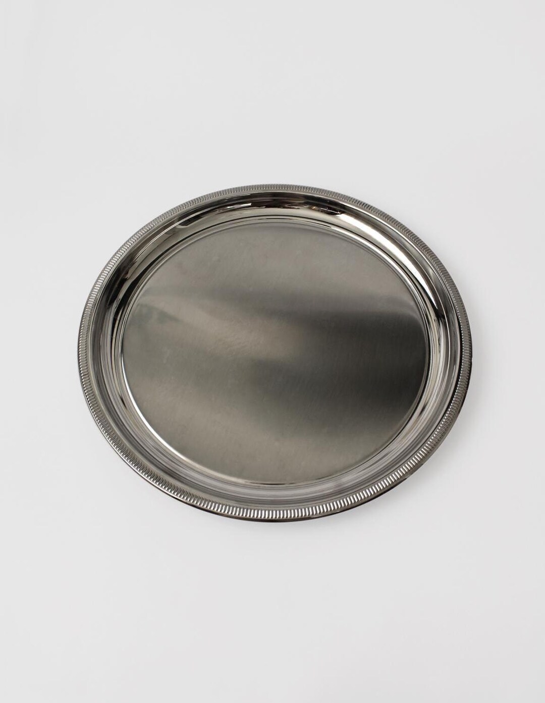 Jean Couzon Orfèvre Stainless Steel Serving Tray, France, 1970s - Etsy