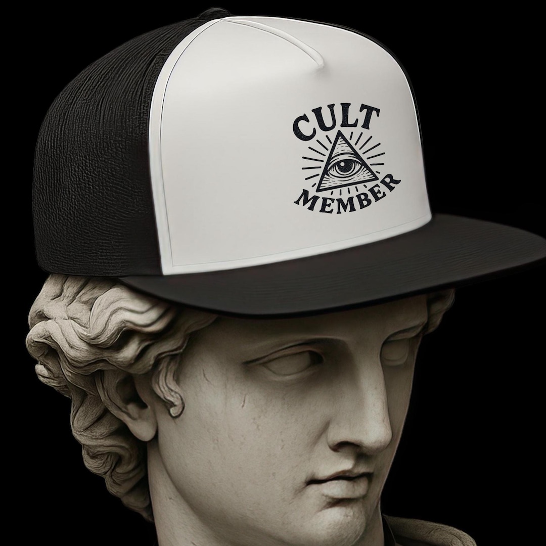 Eyes of the Cult – All Seeing Eye Trucker Hat, Illuminati Parody Hat ...