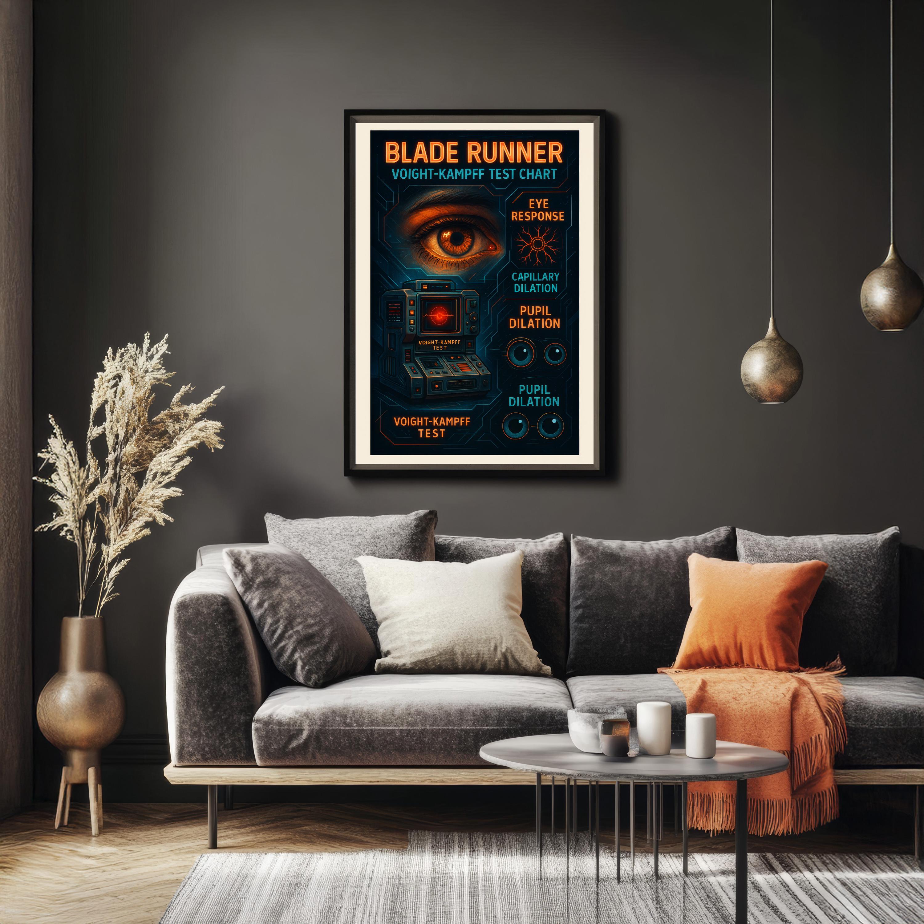 Test Subject 2049 – Voight-kampff Blade Runner Poster | Sci-fi Parody ...