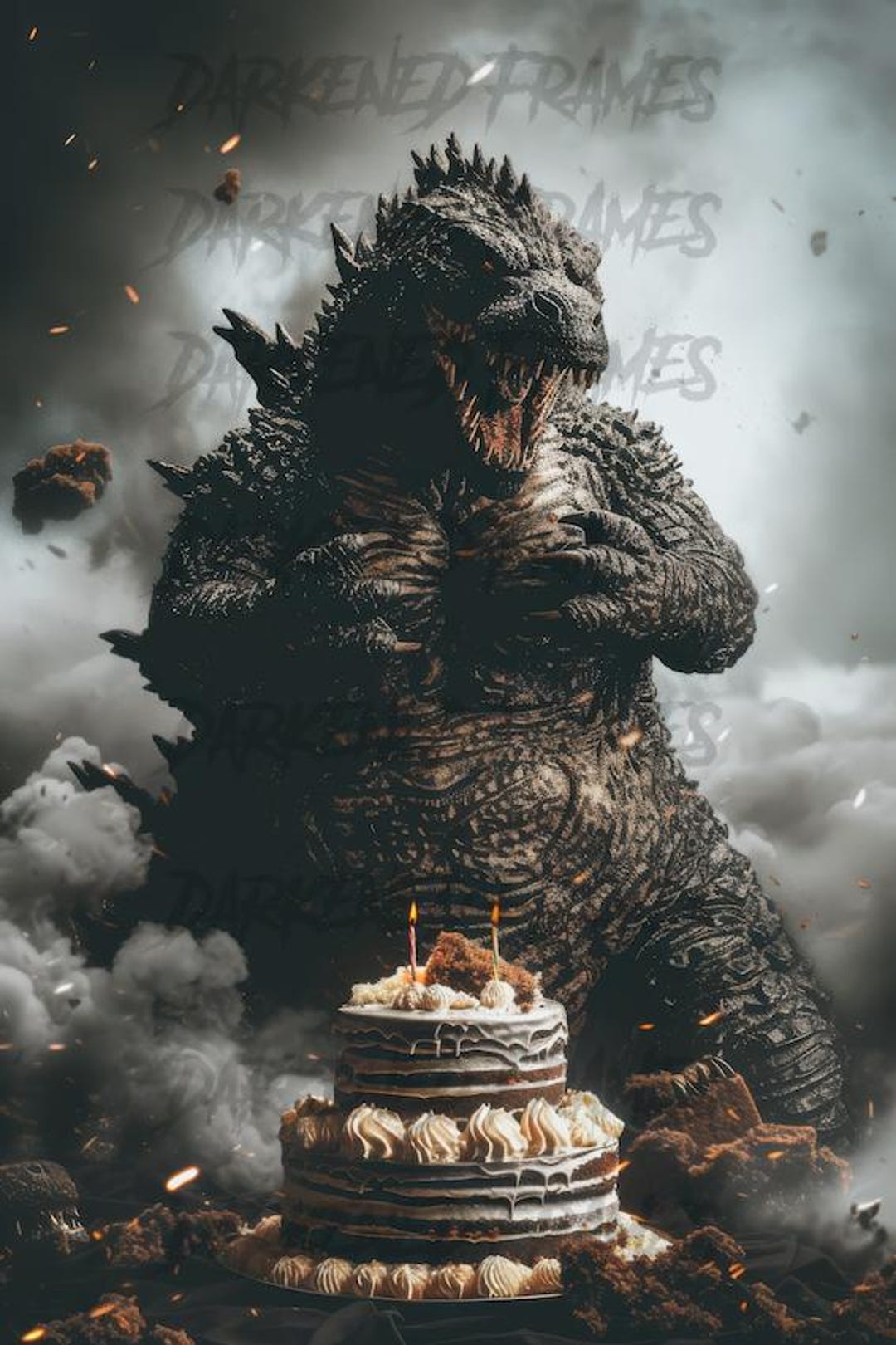Monster Surprise: Godzilla's Cake Crasher Digital Download - Fun ...