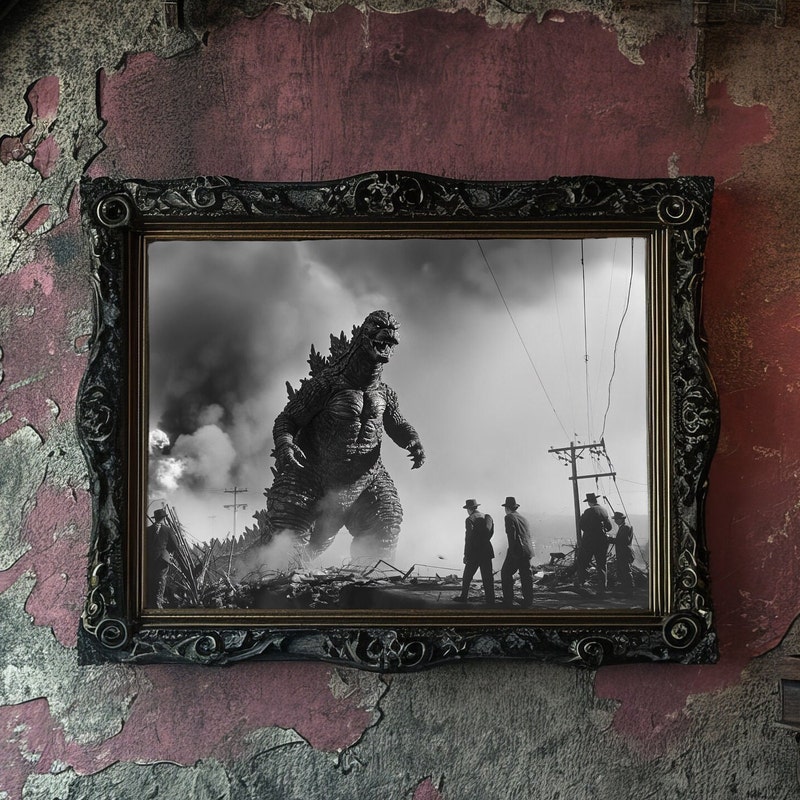 Legendary Godzilla Poster - Etsy