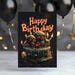 Skull-filled Birthday Cake Card - Gothic Horror Design | Dark & Cool ...