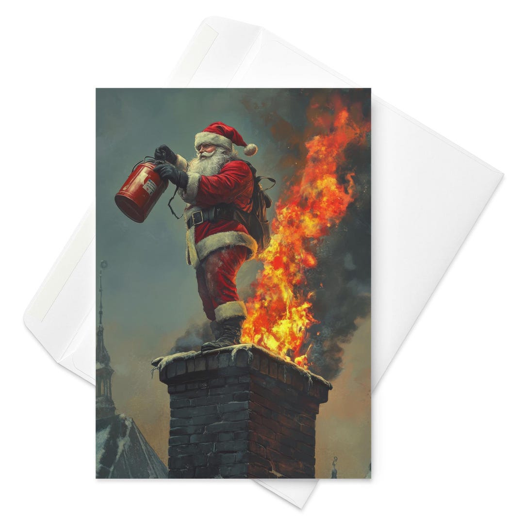 Santa's Naughty List: Funny Parody Christmas Card - Cheering on the ...