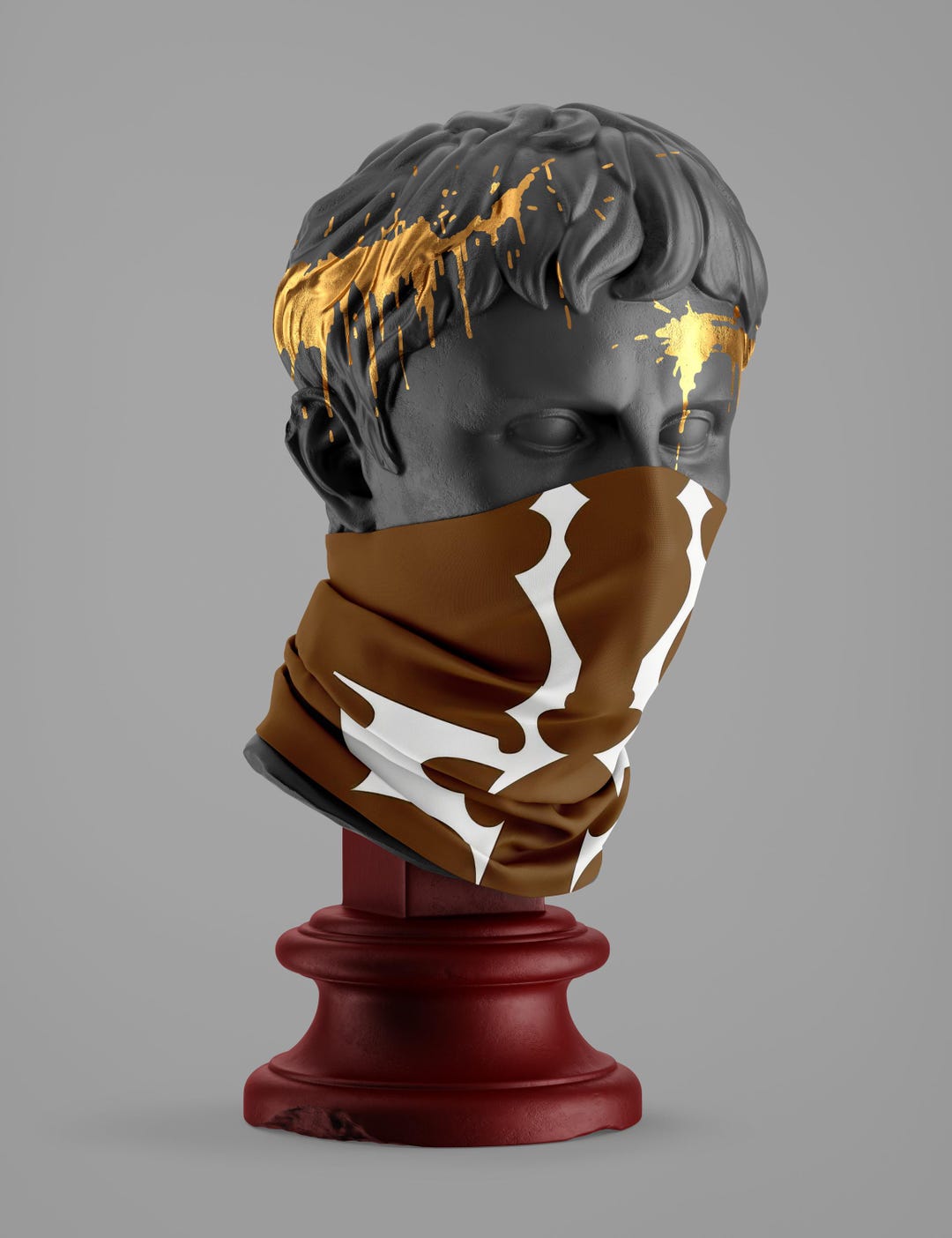 Soul Reaver Inspired Neck Gaiter - Gothic Raziel Face Mask, Dark ...