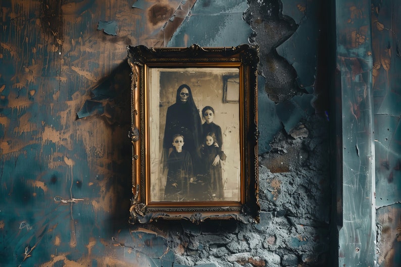 Creepy Kinfolk LIMITED EDITION Gothic Art Print, Skeleton Man With ...