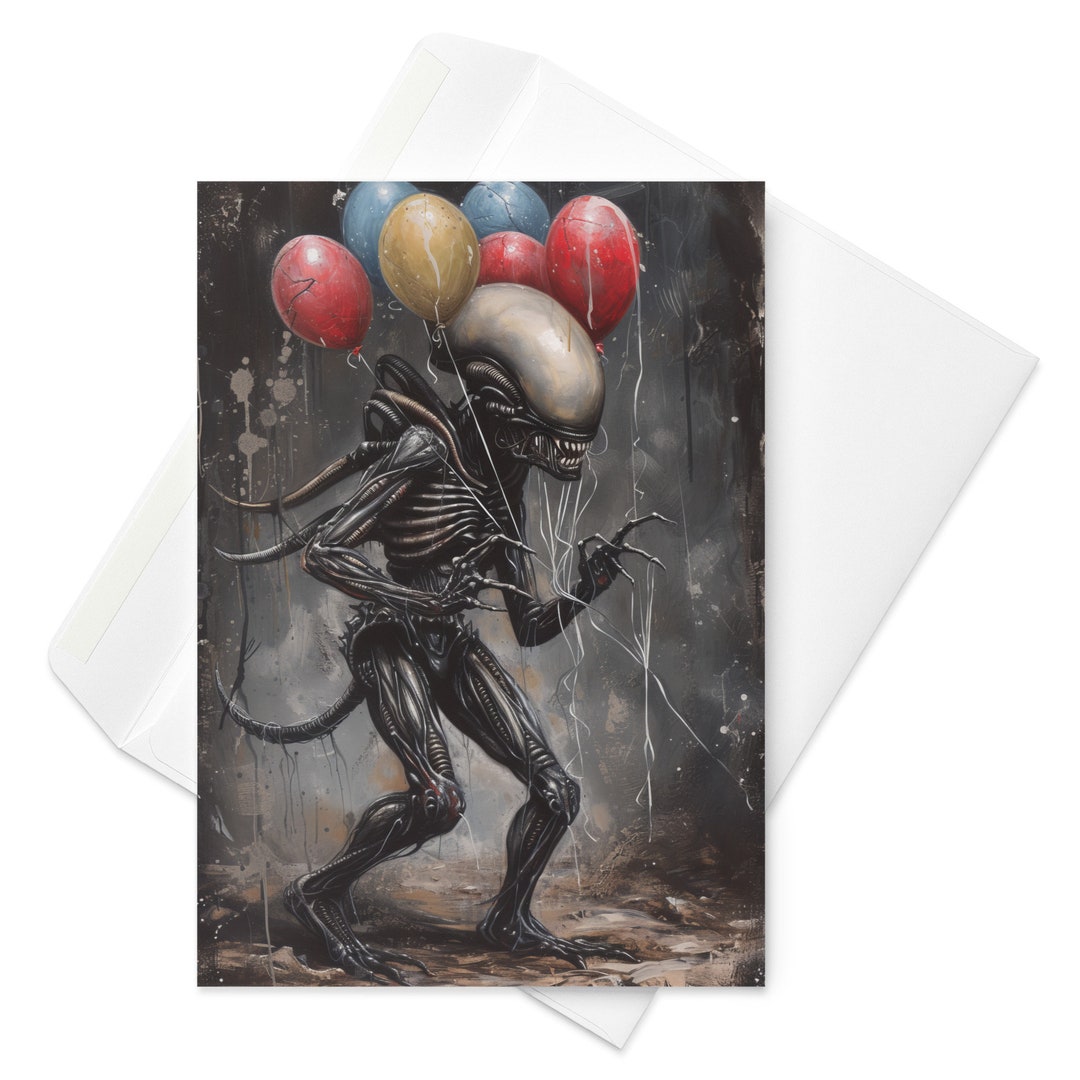 Xenocelebrate: Alien Encounter Birthday Bash - Xenomorph With Balloons ...
