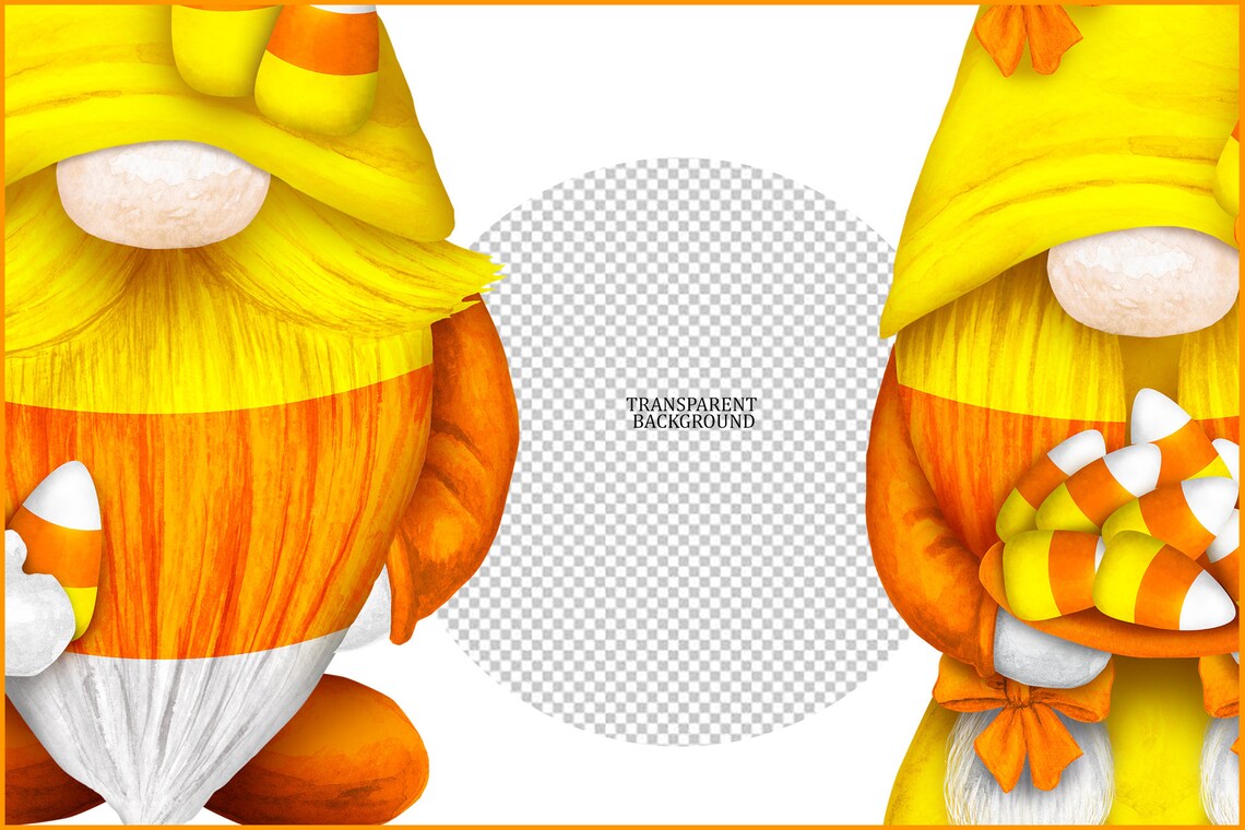 Candy Corn Gnomes Png Clipart, Halloween Gnome PNG, Candy Corn Gnome ...