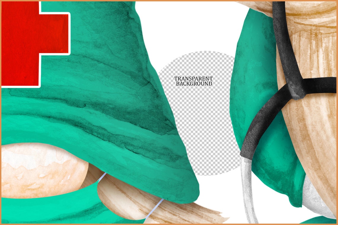 Medical Gnomes Png Clipart, Watercolor Gnome Medical Sublimation Png ...