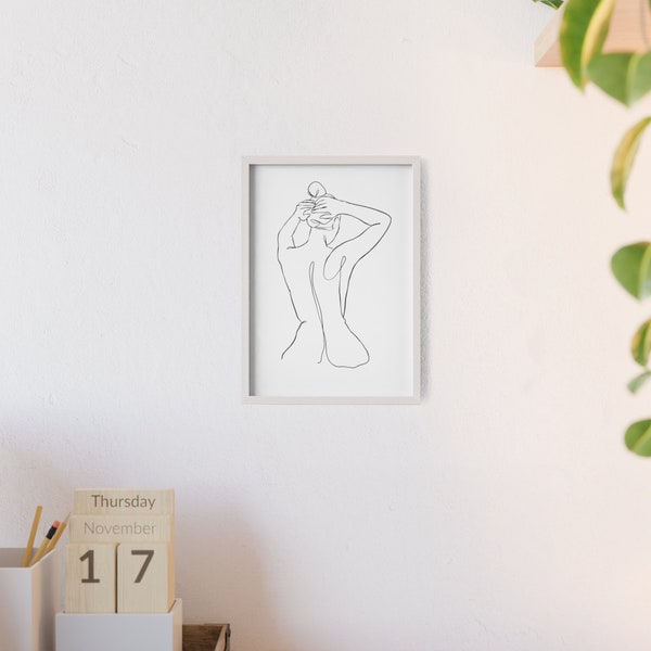 Women From Behind Line Art - Etsy