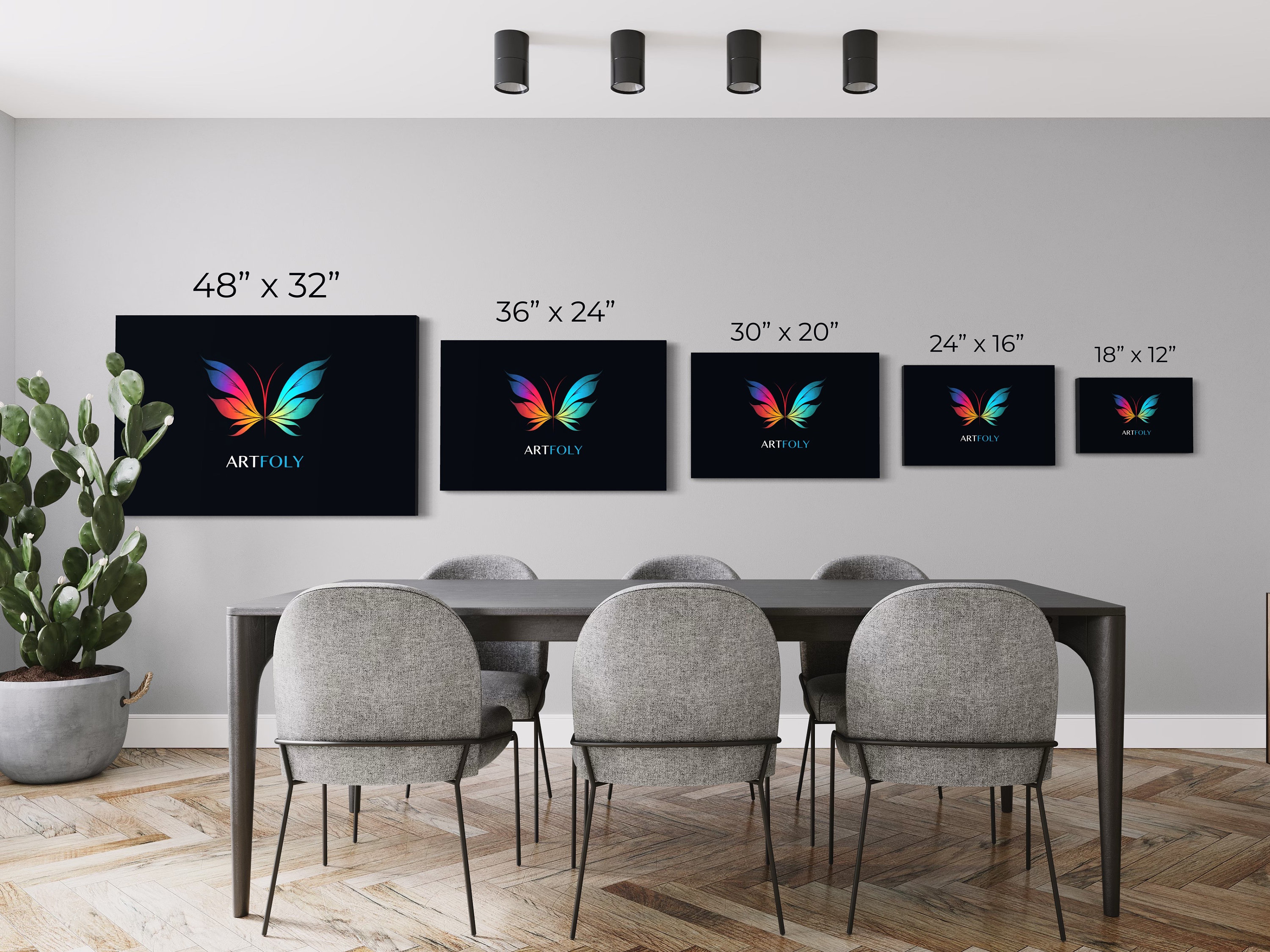 Neon City Pulse Canvas Poster, Illuminated Urban Vibrance Wall Art ...