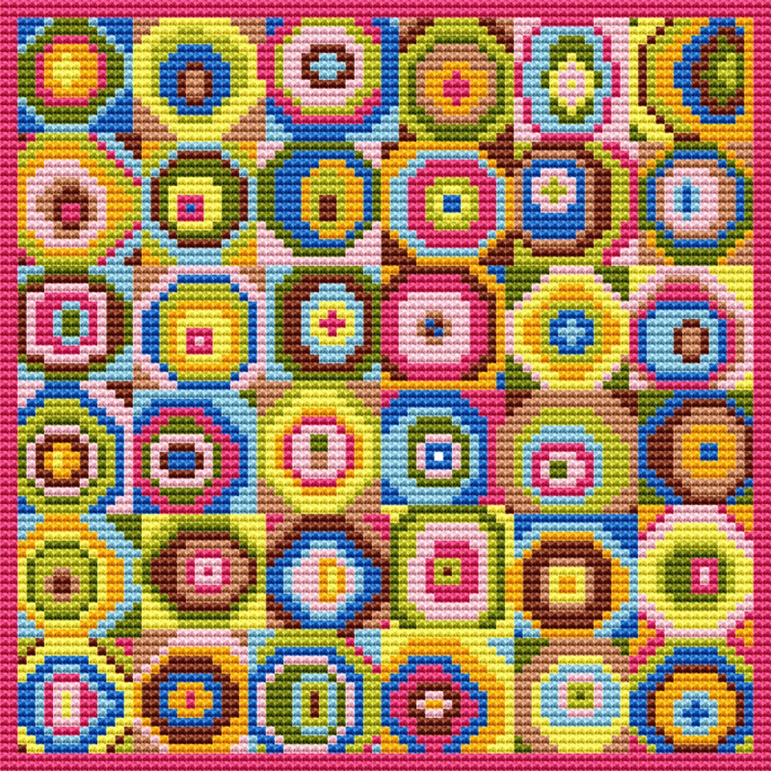 Circles Digital Download Needlepoint Chart - Etsy