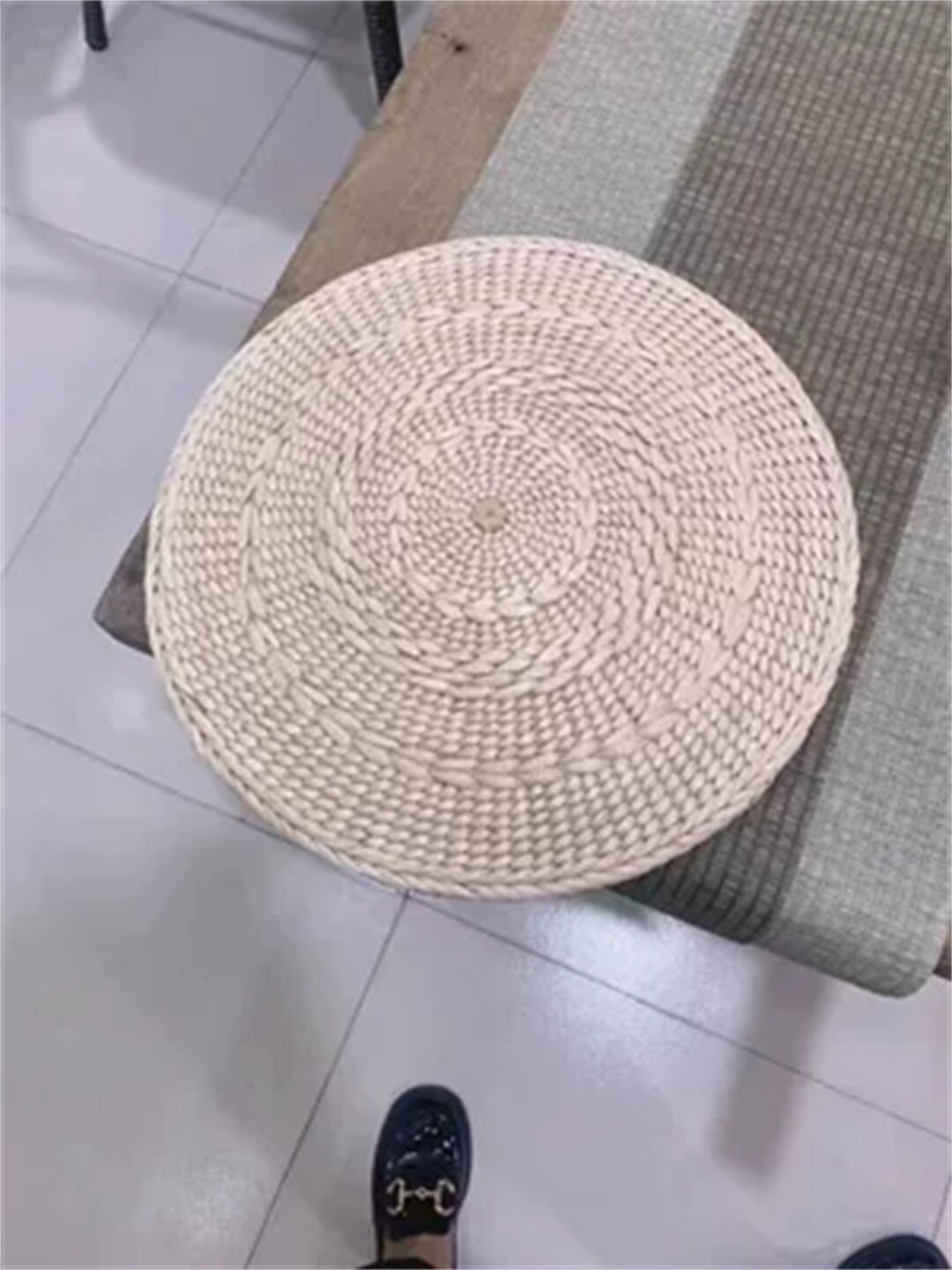 Handwoven Cattail Grass Cushion Chairs Stools Tatami Mats - Etsy