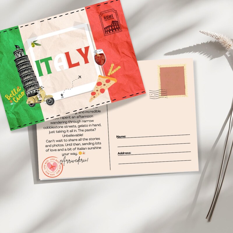 Italy Postcards - Etsy