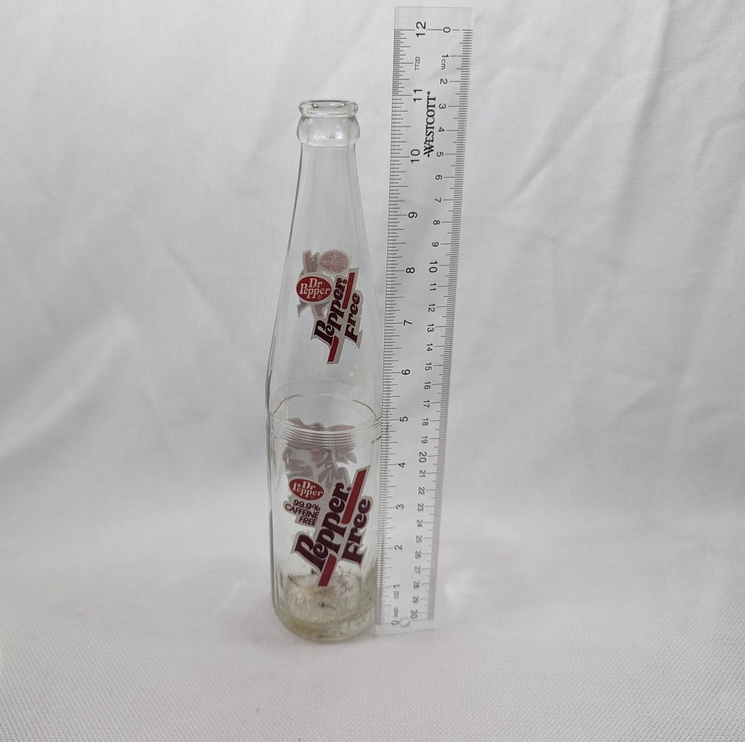 Vintage 1983 Dr Pepper Glass Bottle, 16 Oz Pepper Free Doctor Pepper ...