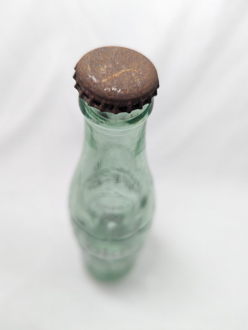 Vintage 1984 Coca-cola 16 Oz Glass Bottle With Rusted Cap Attached ...